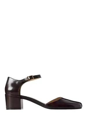 THE ROW Ankle-strap Heeled Pumps - Brown