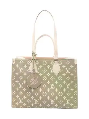 LOUIS VUITTON Monogram Empreinte Onthego Mm Tote Bag 2021-2025 - Brown