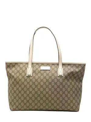 Gucci Gg Supreme Joy Tote Bag - Brown