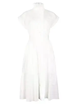 CHRISTY LYNN Jonah Belted Midi Dress - White