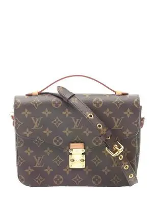 LOUIS VUITTON 2018 Metis Mm Monogram Handbag - Brown