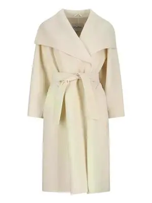 Max Mara Cashmere Belted Coat - Neutrals