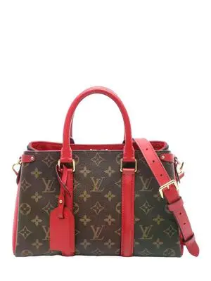 LOUIS VUITTON Soufflot Monogram 2way Handbag - Brown
