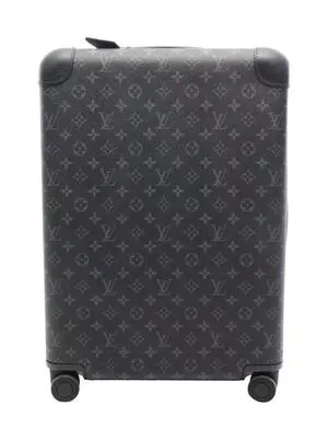 LOUIS VUITTON 2010-2025 Monogram Eclipse Horizon 55 Travel Bag - Black