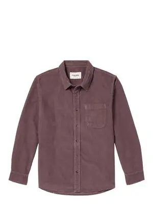 CORRIDOR Cotton-corduroy Shirt - Brown