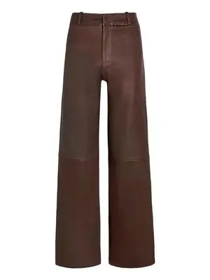 ARMA Marina Wide-leg Trousers - Brown