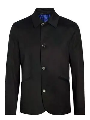 Paul Smith Long-sleeve Button Shirt Jacket - Black