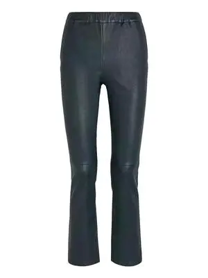 ARMA Paneled Leather Trousers - Black
