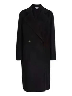 Stella McCartney Iconic Double-breasted Wool Coat - Black