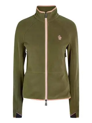 Moncler Fleece Zip-up Sweatshirt - Green