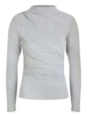 RAILS Draped Roll-Neck T-Shirt
