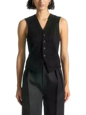 Manière De Voir Christine Waistcoat - Black