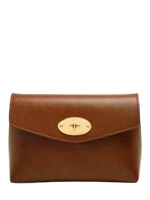 Mulberry Darley Textured Pouch - Brown