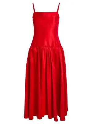 SISTER JANE Quartet Spaghetti-Strap Midi Dress