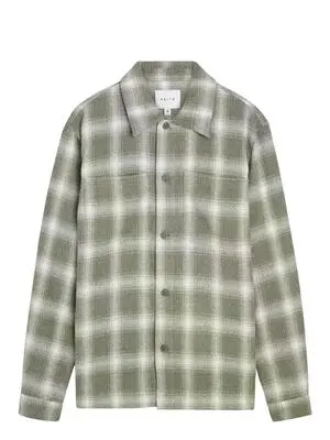 RAITH Checked Pocket Shirt - Green