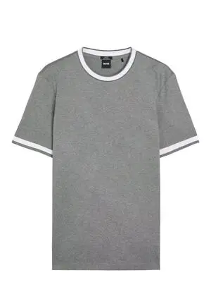 BOSS Contrast-trim T-shirt