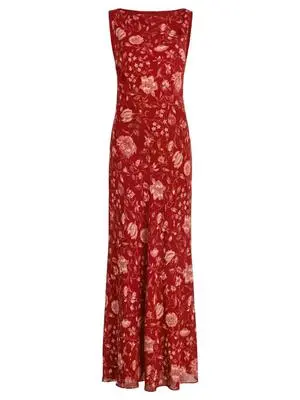 REFORMATION Floral-Pattern Sleeveless Maxi Dress