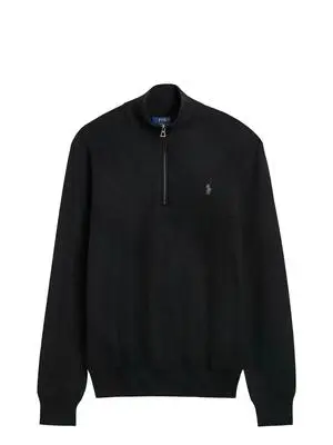 Polo Ralph Lauren Half-zip Sweatshirt - Black