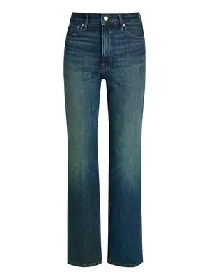 Good American Faded Straight Leg Jeans - Blue