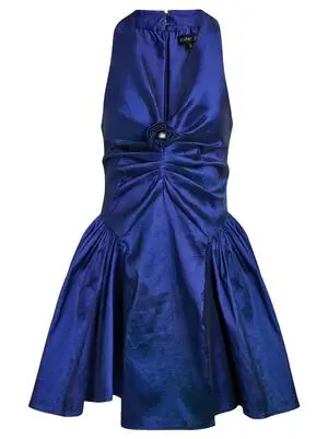 SISTER JANE Gathered Mini Dress - Blue