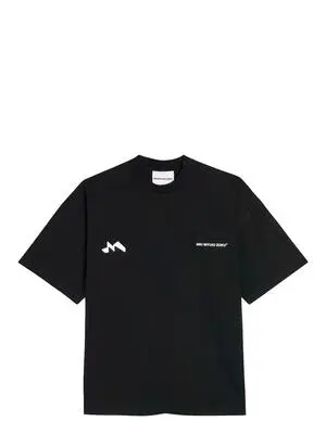 MKI MIYUKI ZOKU Silhouette Logo T-shirt - Black