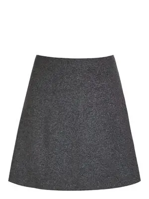 Paige A-line Mini Skirt - Grey