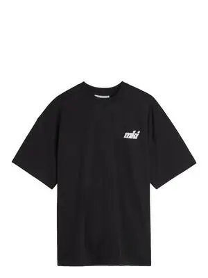 MKI MIYUKI ZOKU Stamp Logo T-shirt - Black