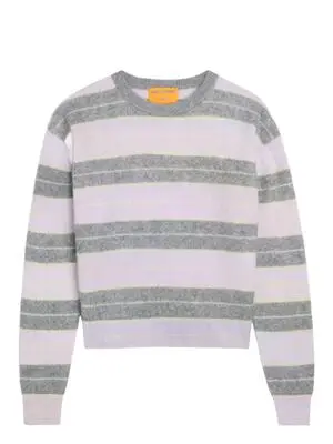 Guest In Residence Striped Sweater - Purple