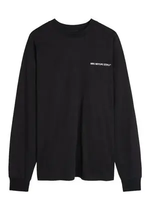 MKI MIYUKI ZOKU Long-sleeve T-shirt - Black