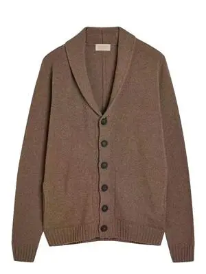 John Smedley Rockforda Cardigan - Brown
