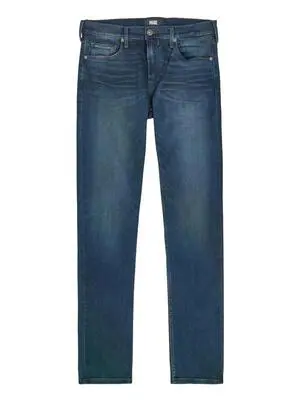 Paige Washed Denim Jeans - Blue