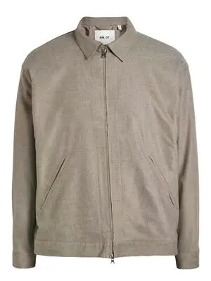 Nn07 Petrus Zip-up Jacket - Neutrals