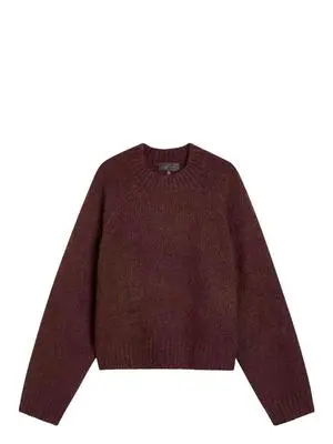 NILI LOTAN Tomaso Crew-neck Sweater - Red
