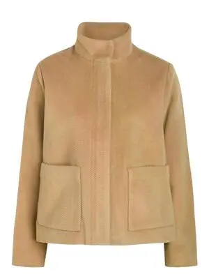 Eileen Fisher Herringbone Pocket Jacket - Neutrals