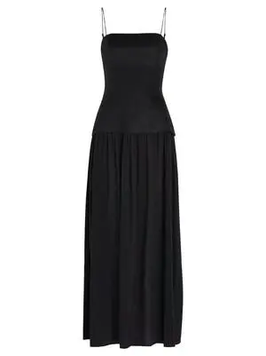 FAITHFULL THE BRAND Lenise Square-Neck Midi Dress