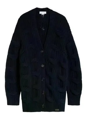 STELLA MCCARTNEY Cable-Knit Button-Down Cardigan