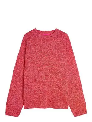 THE ELDER STATESMAN Round-neck Sweater - Red