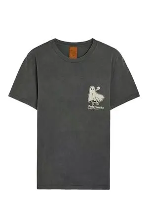 Nudie Jeans Roy Ghost -print T-shirt - Grey