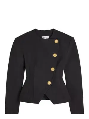 Ronny Kobo Gold-tone Button Jacket - Black