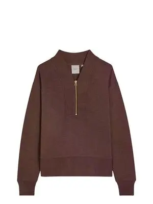 Varley Zip-collar Sweatshirt - Brown