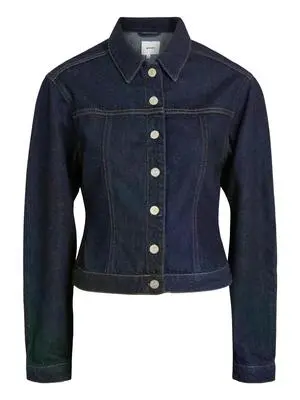 REFORMATION Button Fitted Jacket - Blue