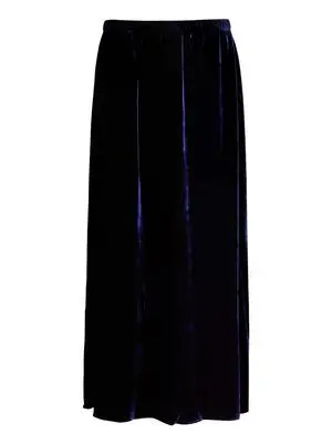 Eileen Fisher Velvet Maxi Skirt - Blue