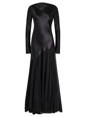 Tove Cordelia Panelled Maxi Dress - Black