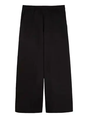 Eileen Fisher Pocket Wide-leg Trousers - Black