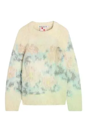 Bernadette Willy Floral-intarsia Sweater - Neutrals