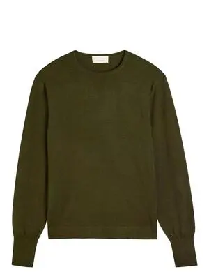 Officine Générale Crew-neck Sweater - Green