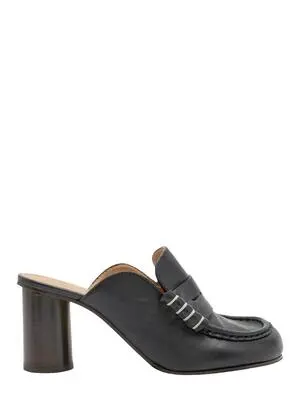 JW Anderson Heeled Mules - Black