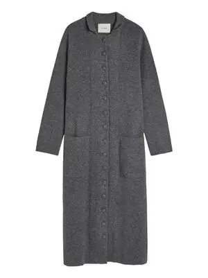 LISA YANG Button Pockets Coat - Grey