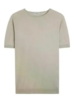 John Smedley Short-sleeve T-shirt - Neutrals