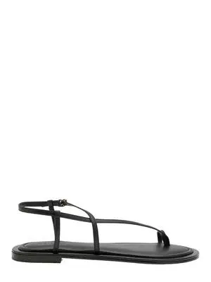 A.emery The Reef Leather Sandals - Black